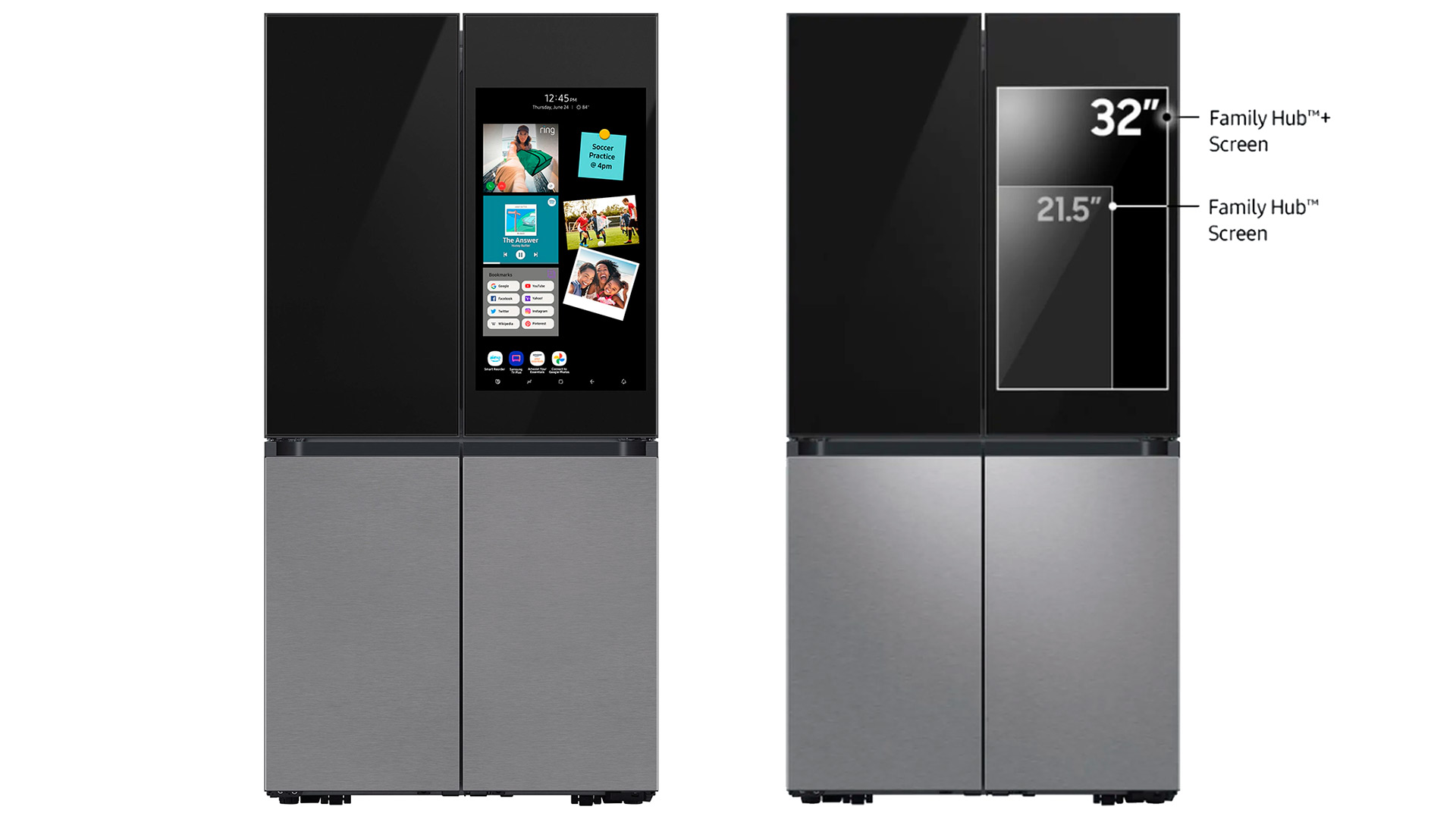 Samsungs Bespoke Family Hub+ har 32-tums display - Samsung Family Hub ...