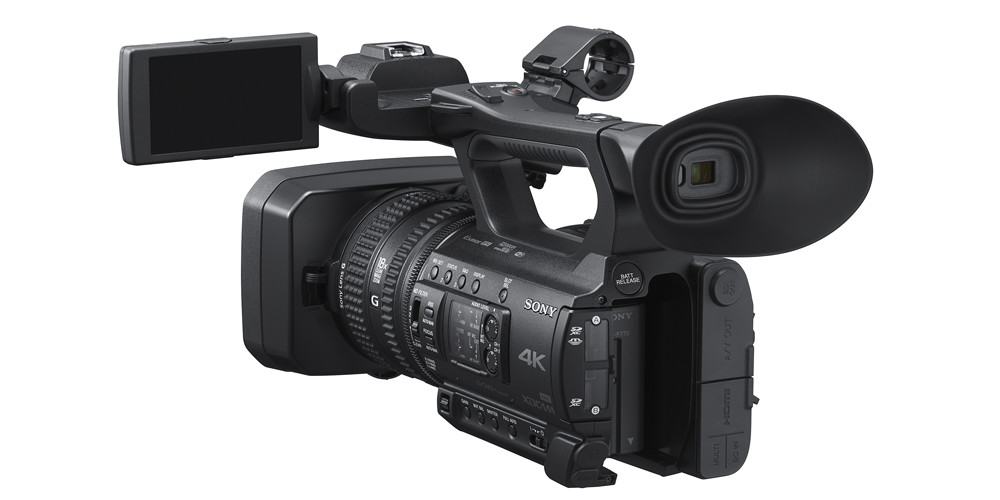 Kompakt 4K-videokamera för proffs