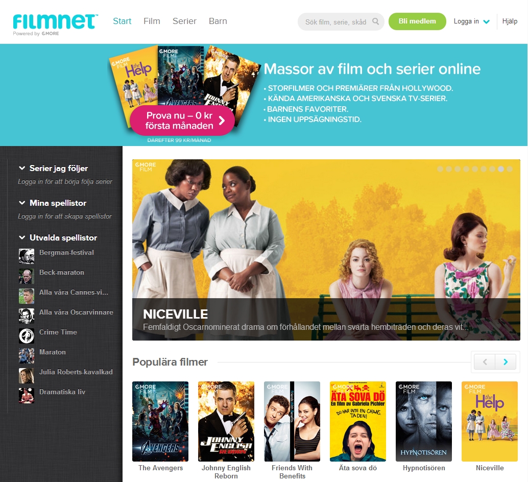 Bättre sökmotor på Filmnet